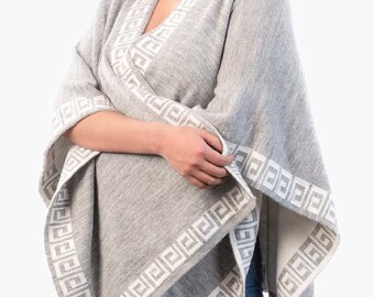 Luxurious Alpaca Ruana Wrap Women's Cape Poncho Classic | Etsy