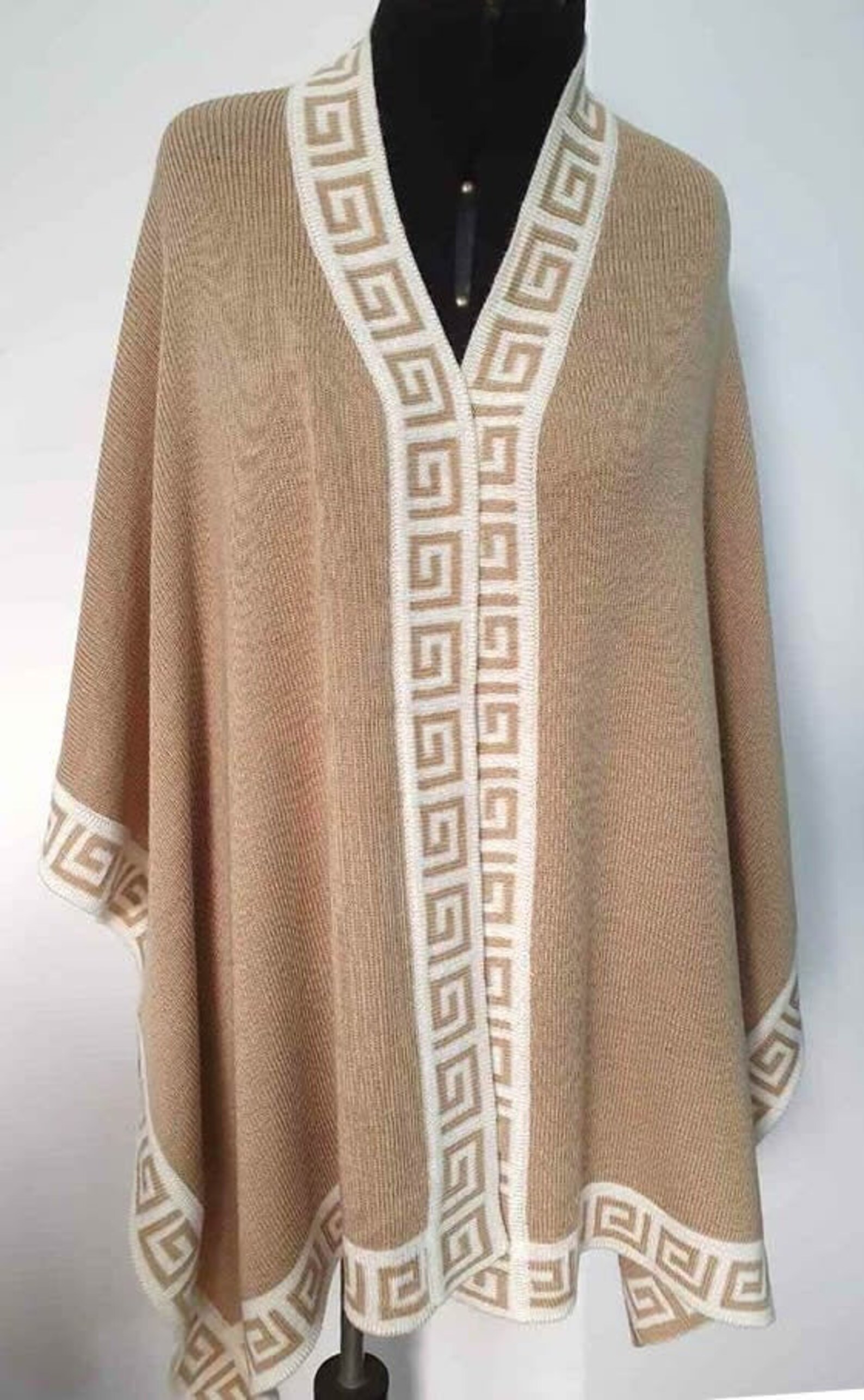 Luxurious Alpaca Ruana Wrap Classic Sleeveless Cape Alpaca - Etsy