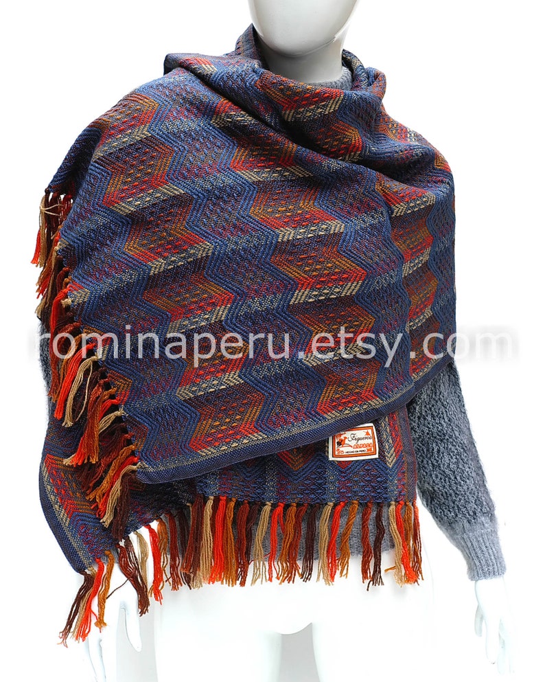 Peruvian Alpaca Shawl Black Scarves Women Beautiful Alpaca - Etsy UK