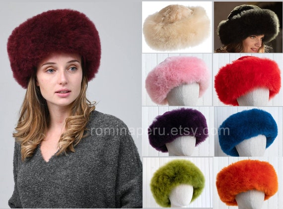 Luxury Hat Royal Baby Alpaca the Genuine Baby Alpaca Fur Andean Hat Peruvian Alpaca Fur Cossack Hat Winter Alpaca Fluff Hat Etsy