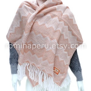 Peruvian Alpaca Shawl Beige, Scarves Women, Beautiful Alpaca Scarf ...