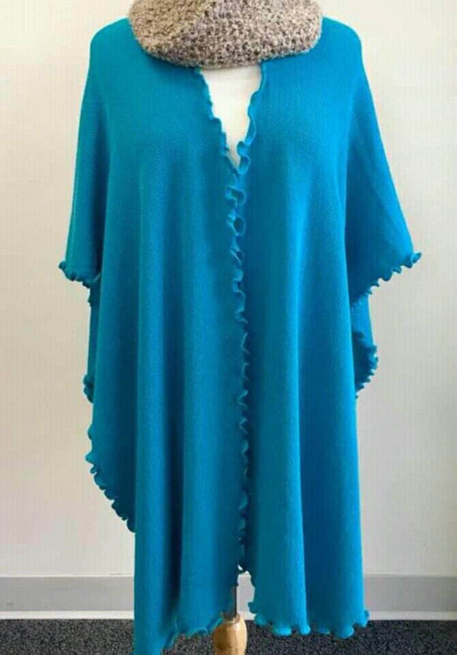 Luxurious Alpaca Ruana Wrap Women's Cape Poncho Classic | Etsy