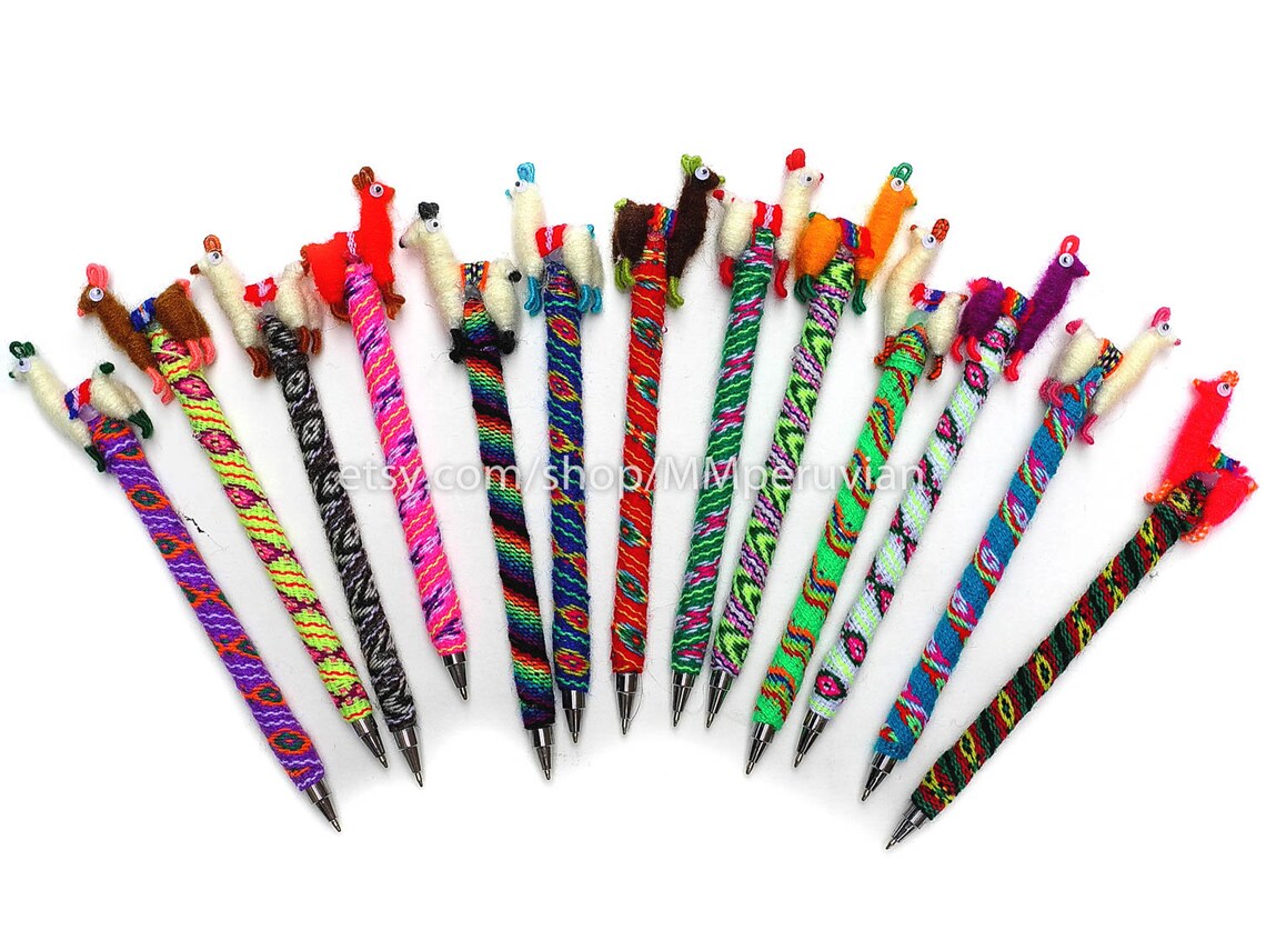 Lot of 10 Alpaca Pen Llama Pen Tiny Llama Pen Pens - Etsy