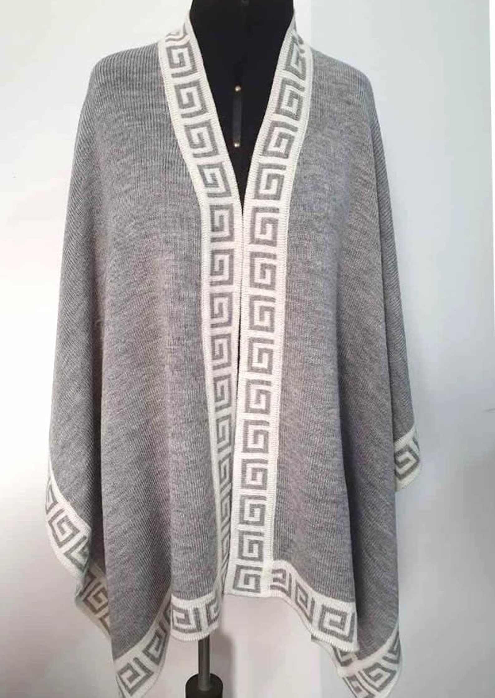 Luxurious Alpaca Ruana Wrap Classic Sleeveless Cape Alpaca - Etsy