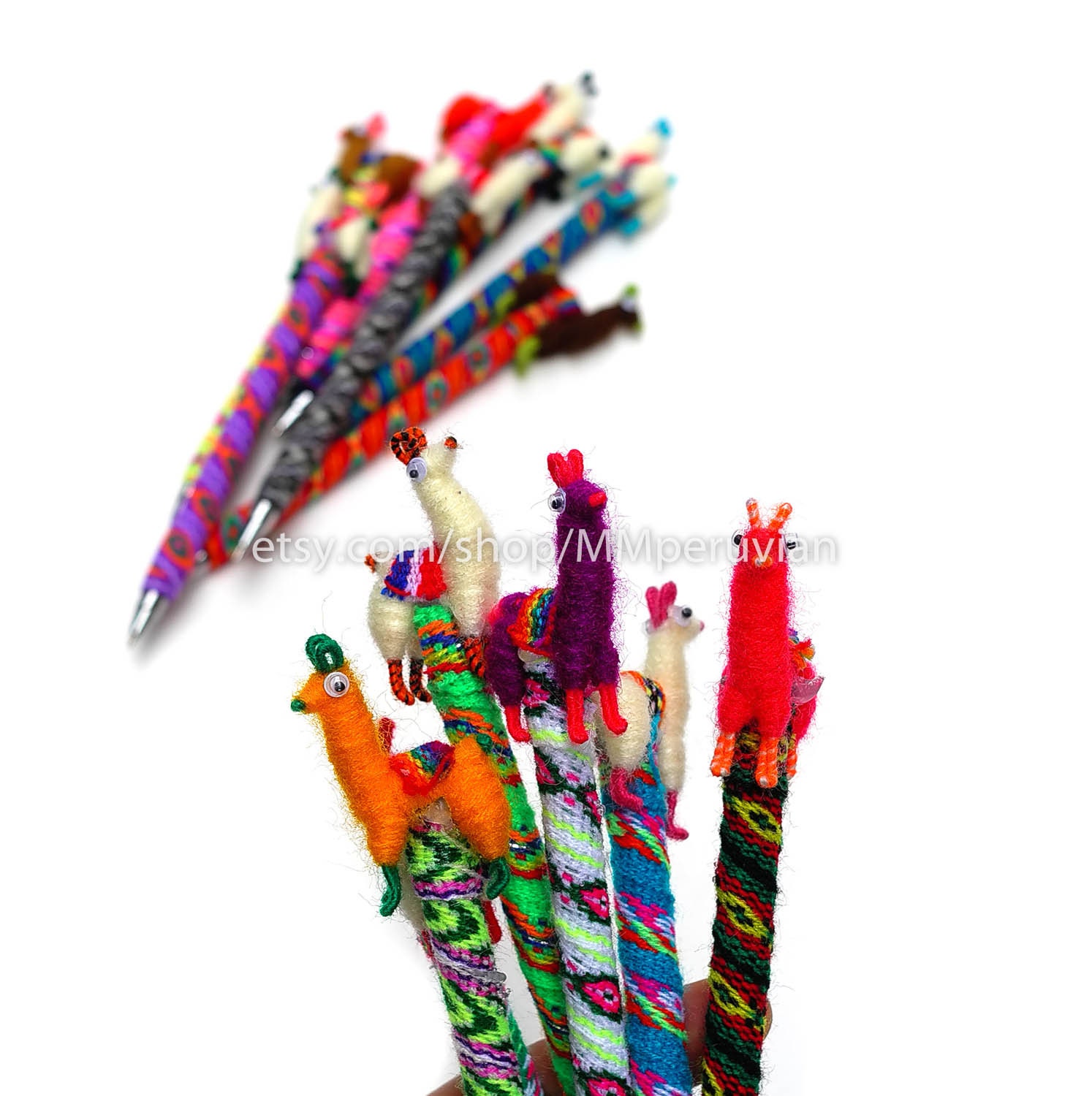 Lot of 5 Alpaca Pen Llama Pen Tiny Llama Pen Pens Peruvian - Etsy