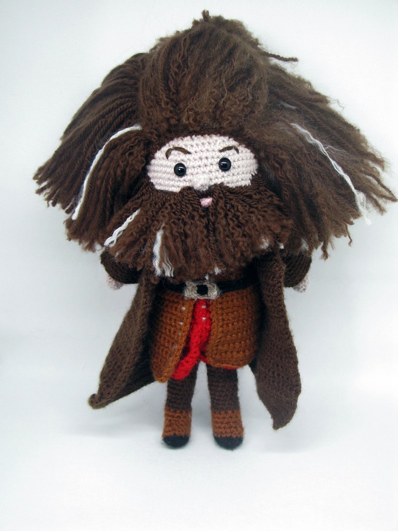 Rubeus Hagrid amigurumi crochet pattern Harry Potter crochet | Etsy