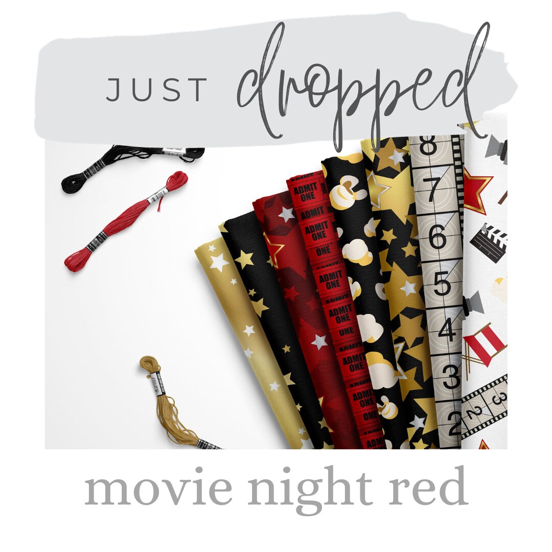 Movie Felt, Theater Felt, Popcorn Felt, Stripe Felt, Film Felt, Cinema ...