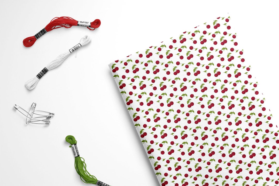 Cherry Felt, Cherries Felt, Felt Sheets, Craft Felt, Fruit Felt, Cherry ...