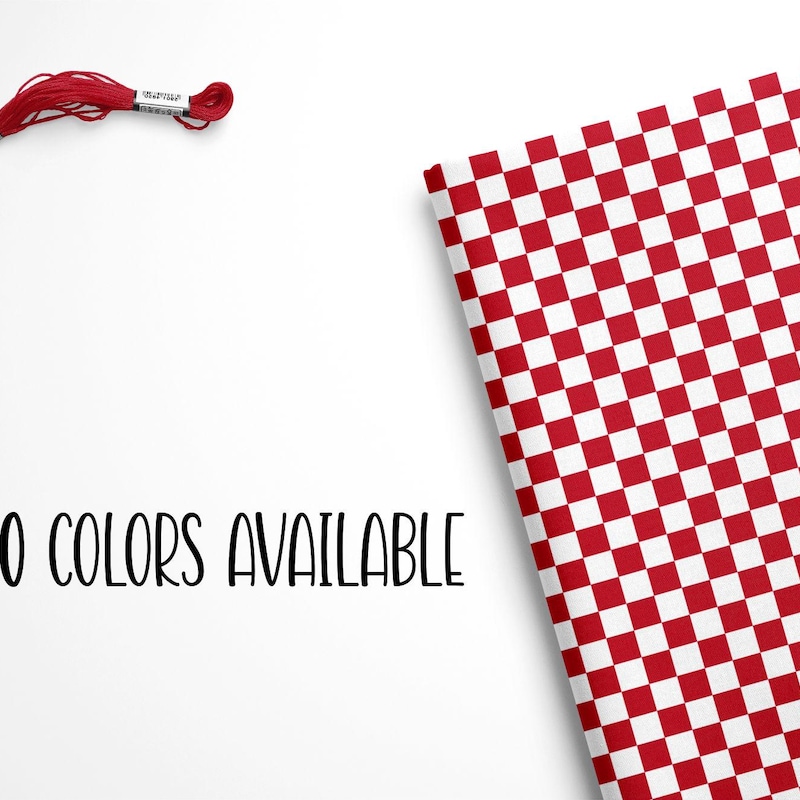 Checkerboard Fabric - Etsy