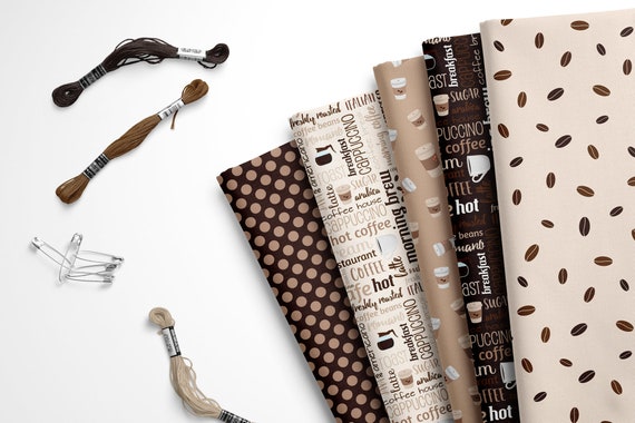 Coffee Felt Coffee House Felt Felt Sheets Craft Felt - Etsy