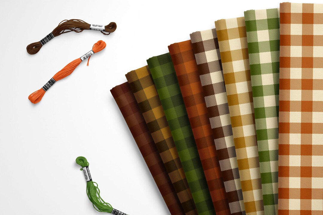 Thanksgiving Plaid Craft Felt: Autumn Colors, 9x12 Sheet - Etsy