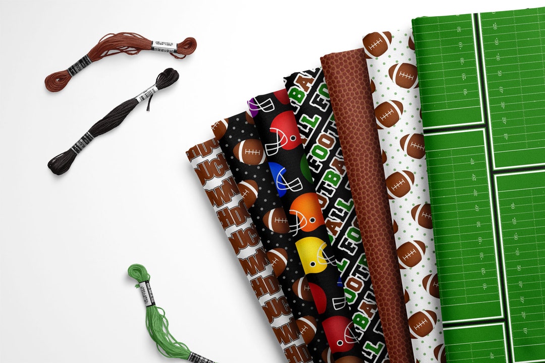 Football Print Felt - 9x12 Craft Sheets - Etsy