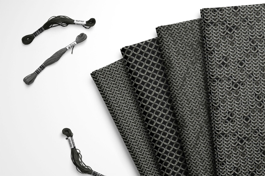 Chain Mail Felt, Chain Maille Felt, Chain Armor Felt, Ring Armor Felt ...