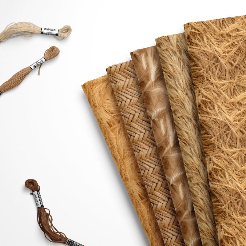 Straw Fabric - Etsy