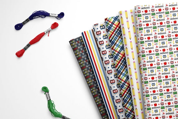 School Felt School Fabric ABC Felt School Supply Felt - Etsy