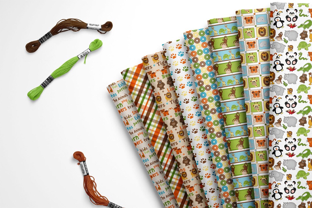 Zoo Animals Felt, Monkey Animal Felt, Alligator Felt, Lion Felt, Hippo ...