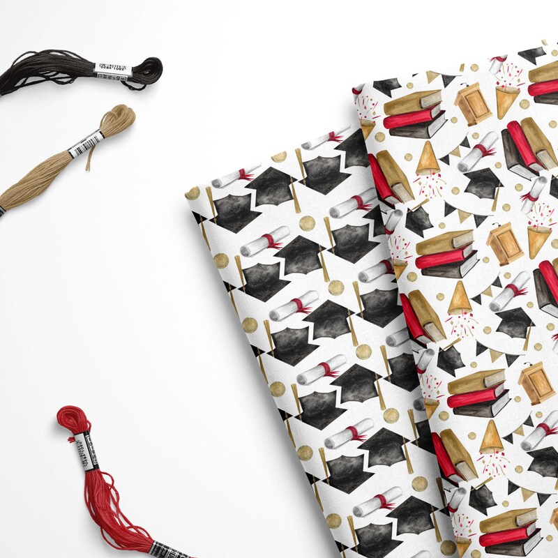 College Fabric - Etsy