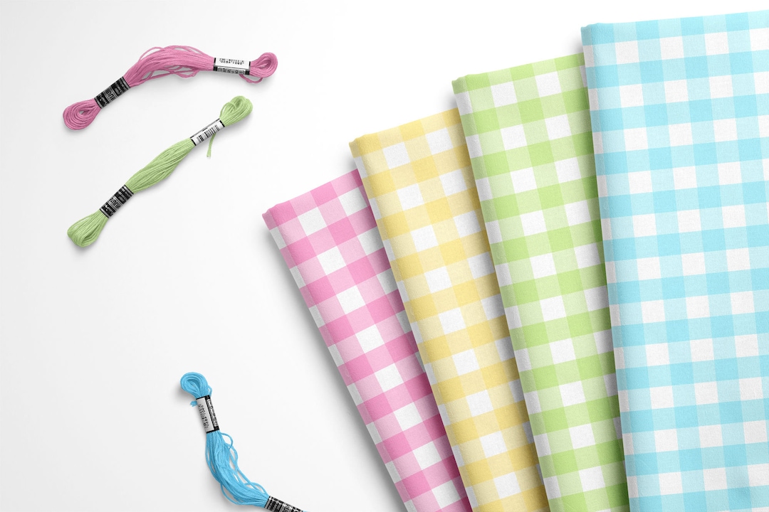 Plaid Felt, Buffalo Plaid Felt, Gingham Felt, Easter Felt, Spring Plaid ...