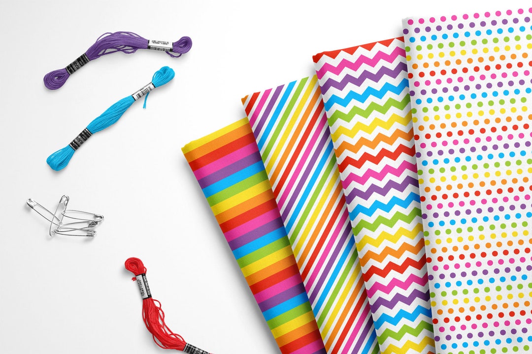 Rainbow Felt, Rainbow Stripe Felt, Rainbow Dot Felt, Rainbow Chevron ...