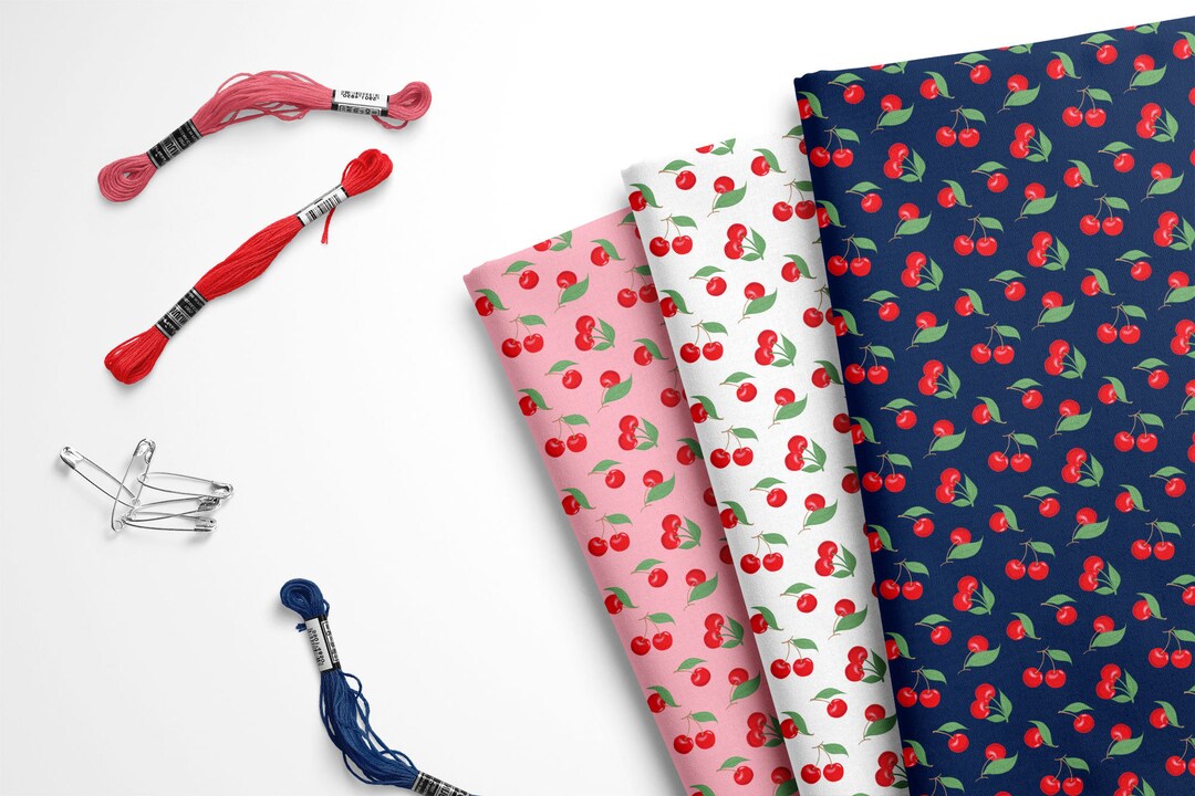 Cherry Felt, Cherries Felt, Felt Sheets, Craft Felt, Fruit Felt, Cherry ...