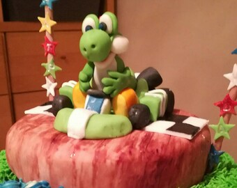 Yoshi cake topper | Etsy
