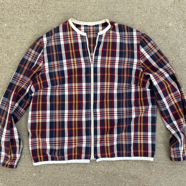 1960s Madras Jacket - Etsy