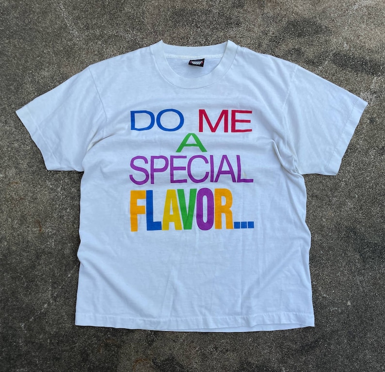 Vintage 1980s Lipton Iced Tea 'do Me a Flavor' Single Stitch ...