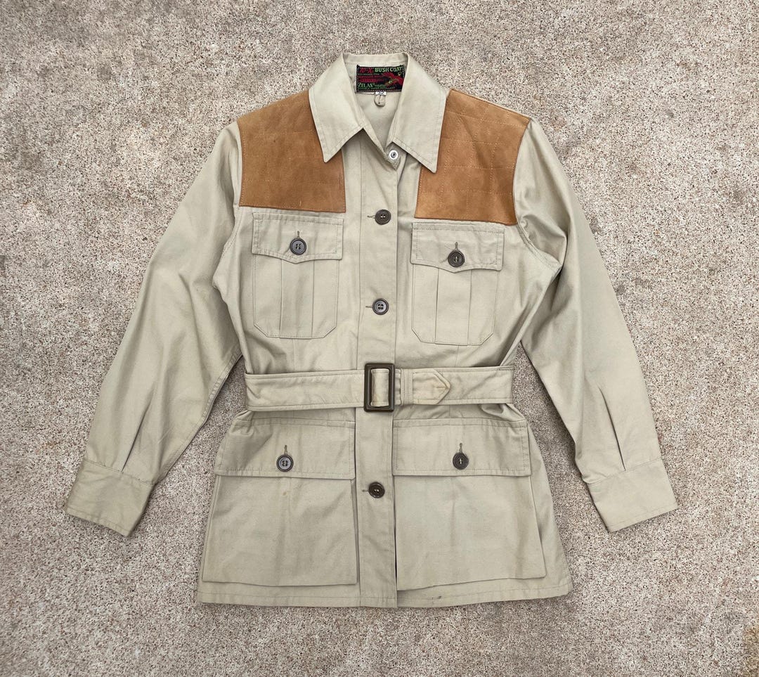 1950s 10-X Reeves Zelan Bush Coat // Women 32 Small // Shooting Hunting ...