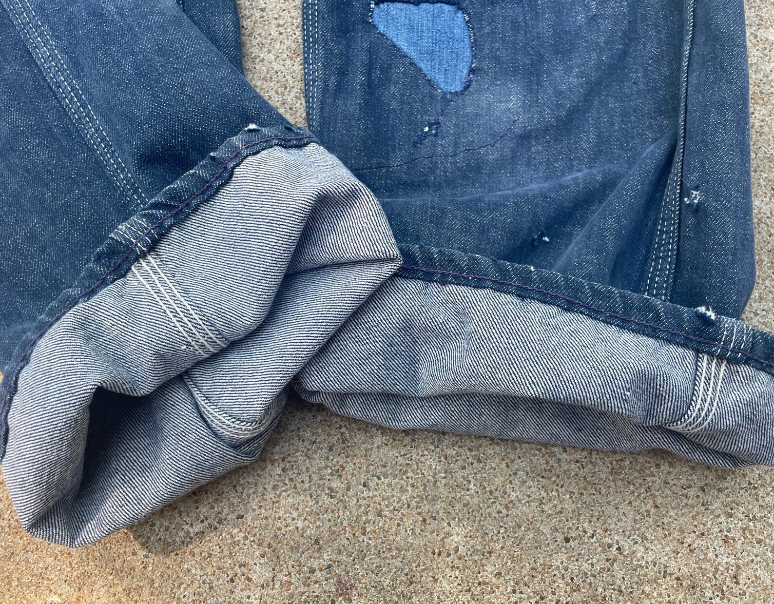 Vintage 1970s Kmart Rugged Patched Denim Overalls // Small // 32x26 ...