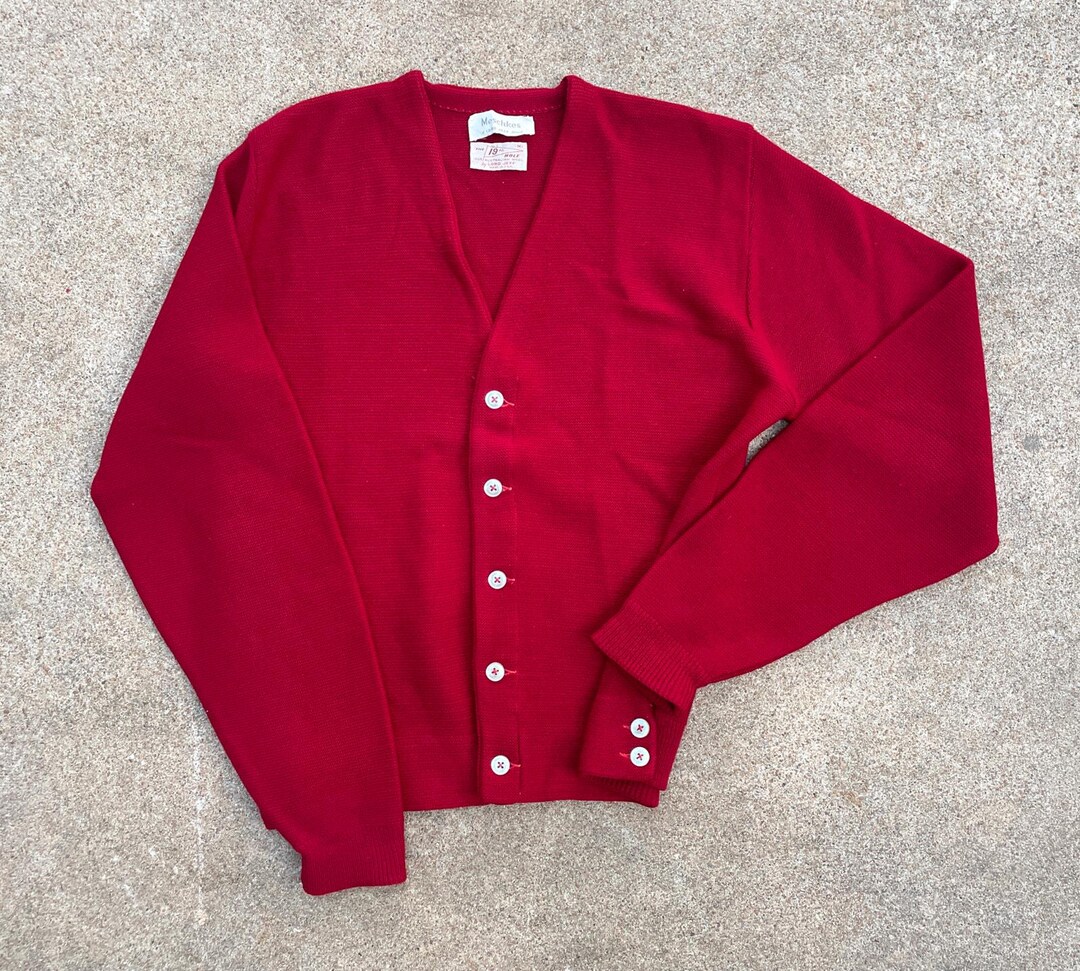 1960s Vintage Lord Jeff 'the 19th Hole' Australian Wool Cardigan ...