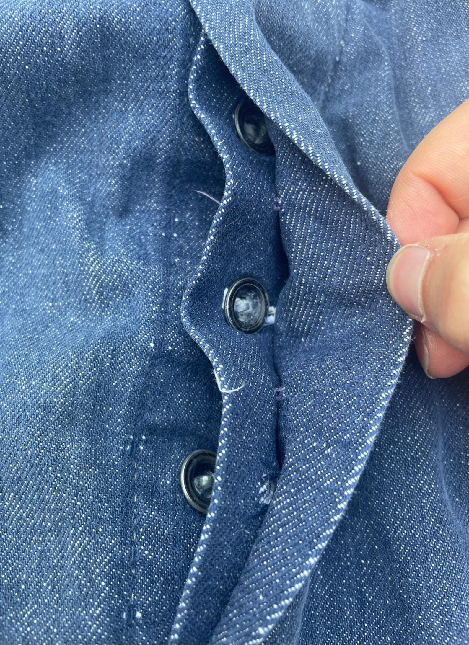 Vintage 1970s Kmart Rugged Patched Denim Overalls // Small // 32x26 ...