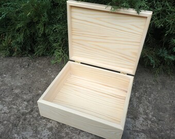 Wooden Craft Box | Etsy