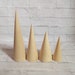Big Wooden Cones Set of 4 Large Wood Cone Eco Friendly Wooden ...