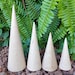 Big Wooden Cones Set of 4 Large Wood Cone Eco Friendly Wooden ...
