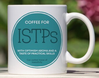 ISTJ Mug Personality Type Gift Coffee Label Logic | Etsy