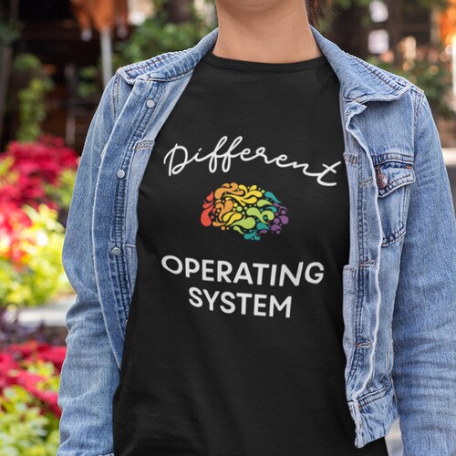 Neurodiversity Hoodie Different Operating System Rainbow - Etsy UK