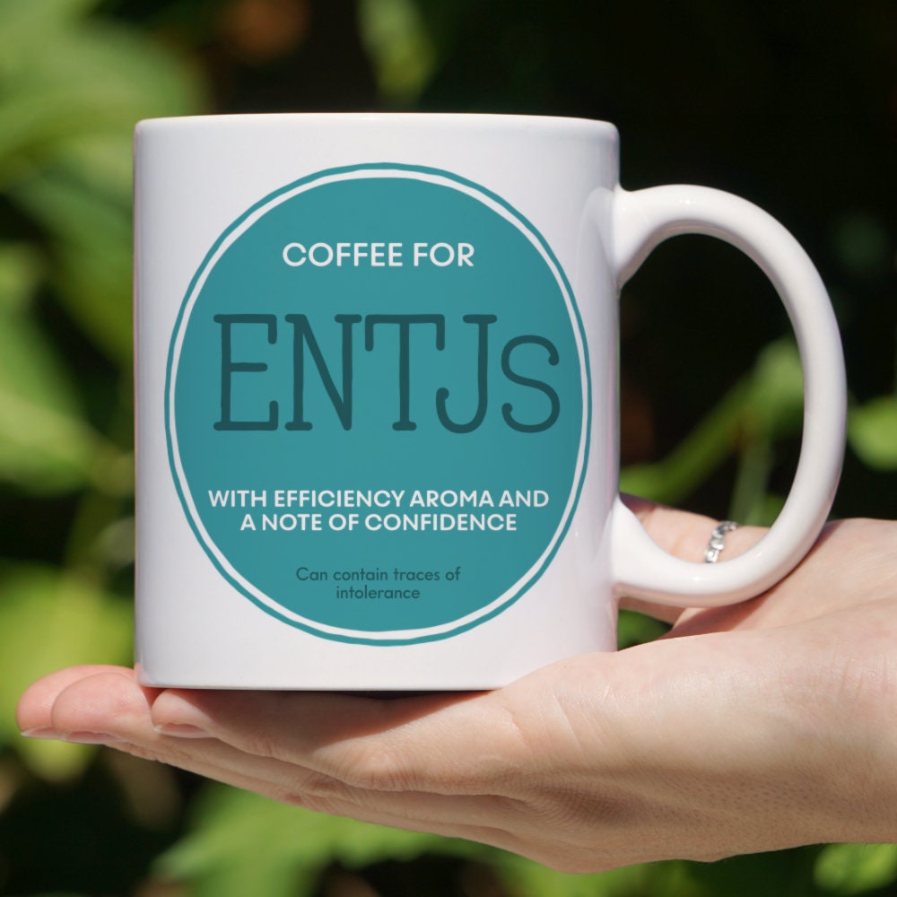 ENTJ Mug Personality Type Gift Coffee Label Logic Determination ...
