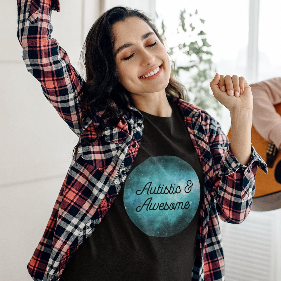 Autistic Galaxy T-shirt – Neurodiversity Pride Unisex Cotton Tee - Etsy
