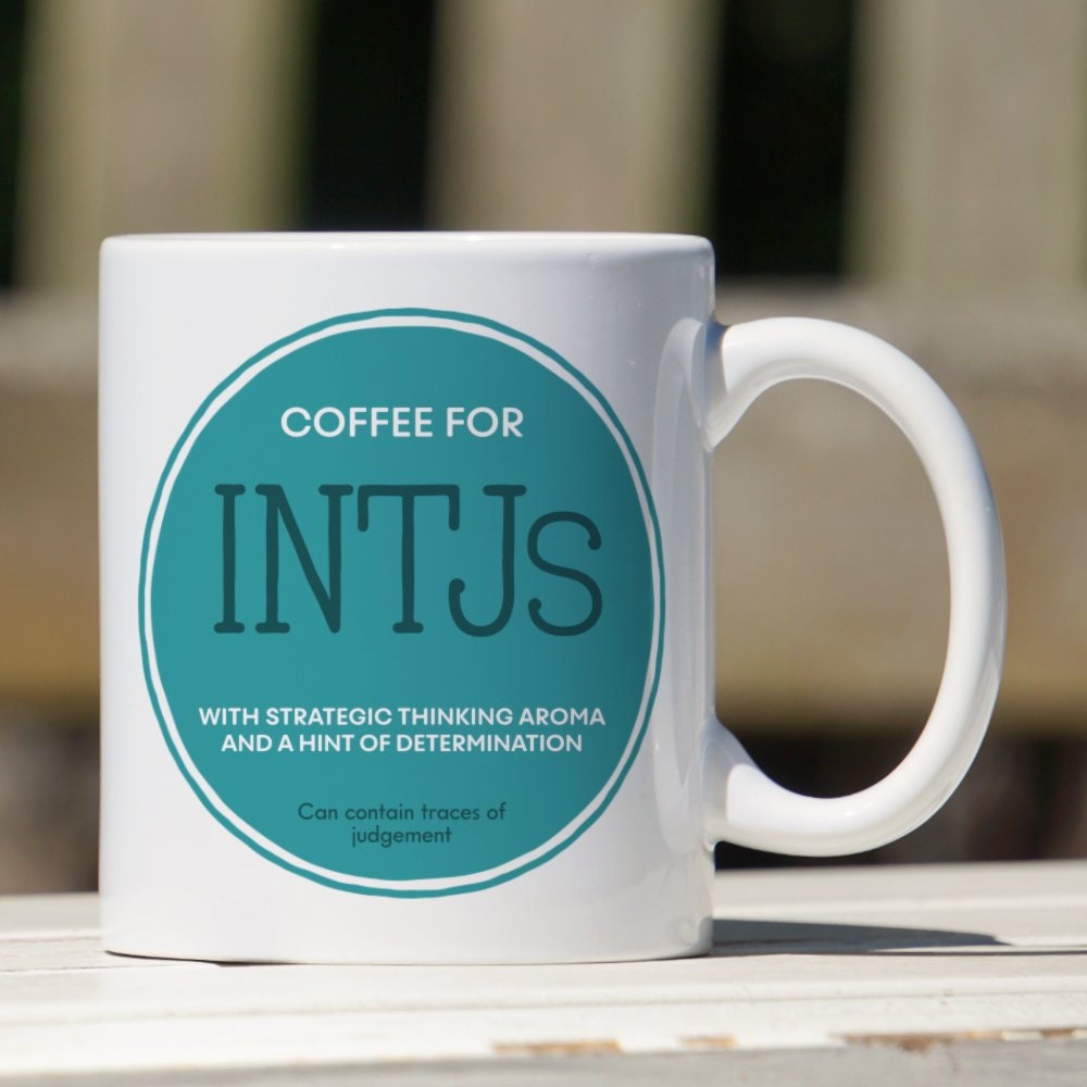 INTJ Mug Personality Type Gift Coffee Label Logic Determination ...