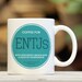 ENTJ Mug Personality Type Gift Coffee Label Logic Determination ...