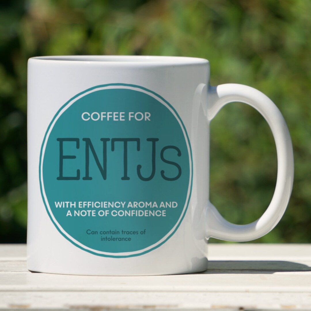 ENTJ Mug Personality Type Gift Coffee Label Logic Determination ...