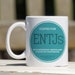 ENTJ Mug Personality Type Gift Coffee Label Logic Determination ...