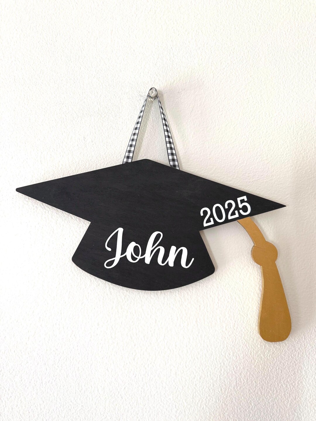 Personalized Graduation Sign, Class of 2026 Decoration, Graduation Cap ...