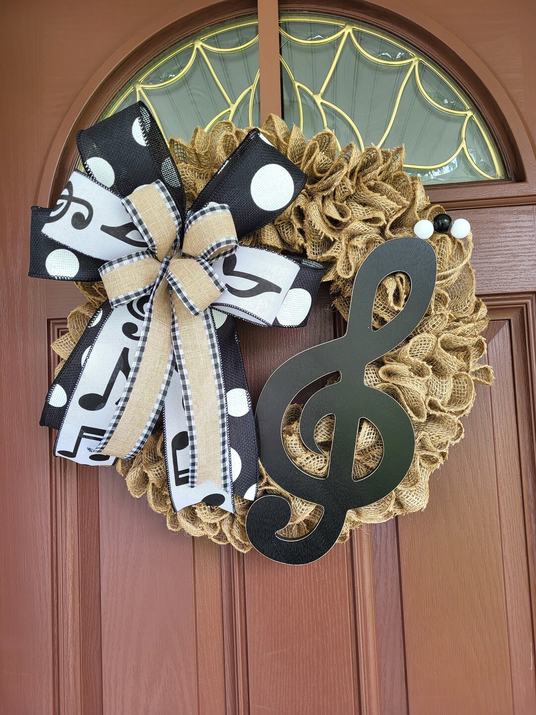 Music Wreath, Music Door Hanger, Music Door Sign, Music Classroom ...