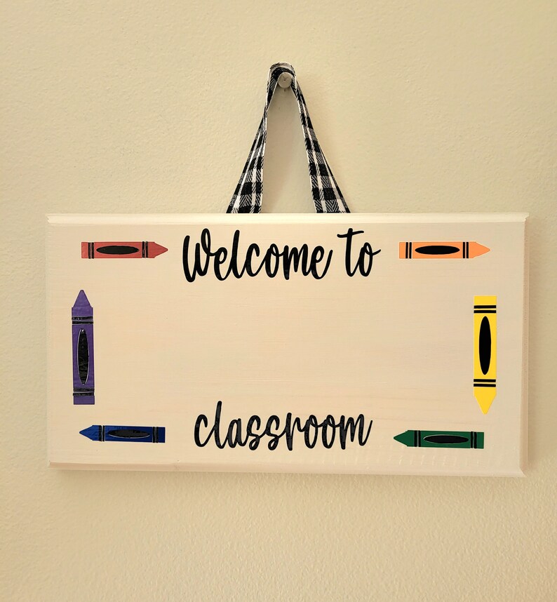 Personalized Teacher Sign, Classroom Sign, Welcome to My Classroom ...
