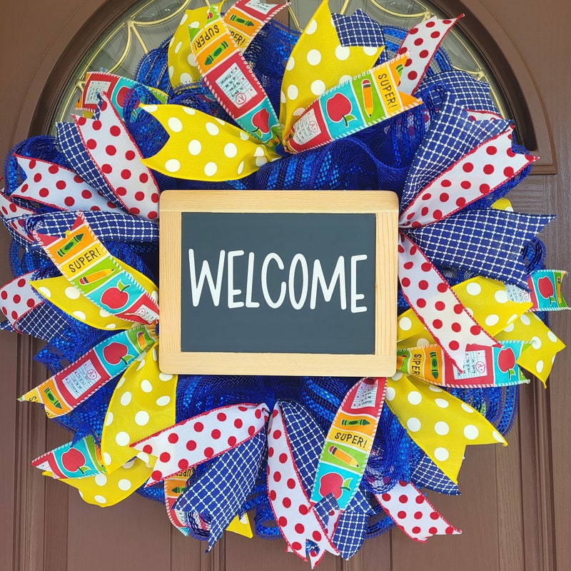 Teacher Door Wreath - Etsy