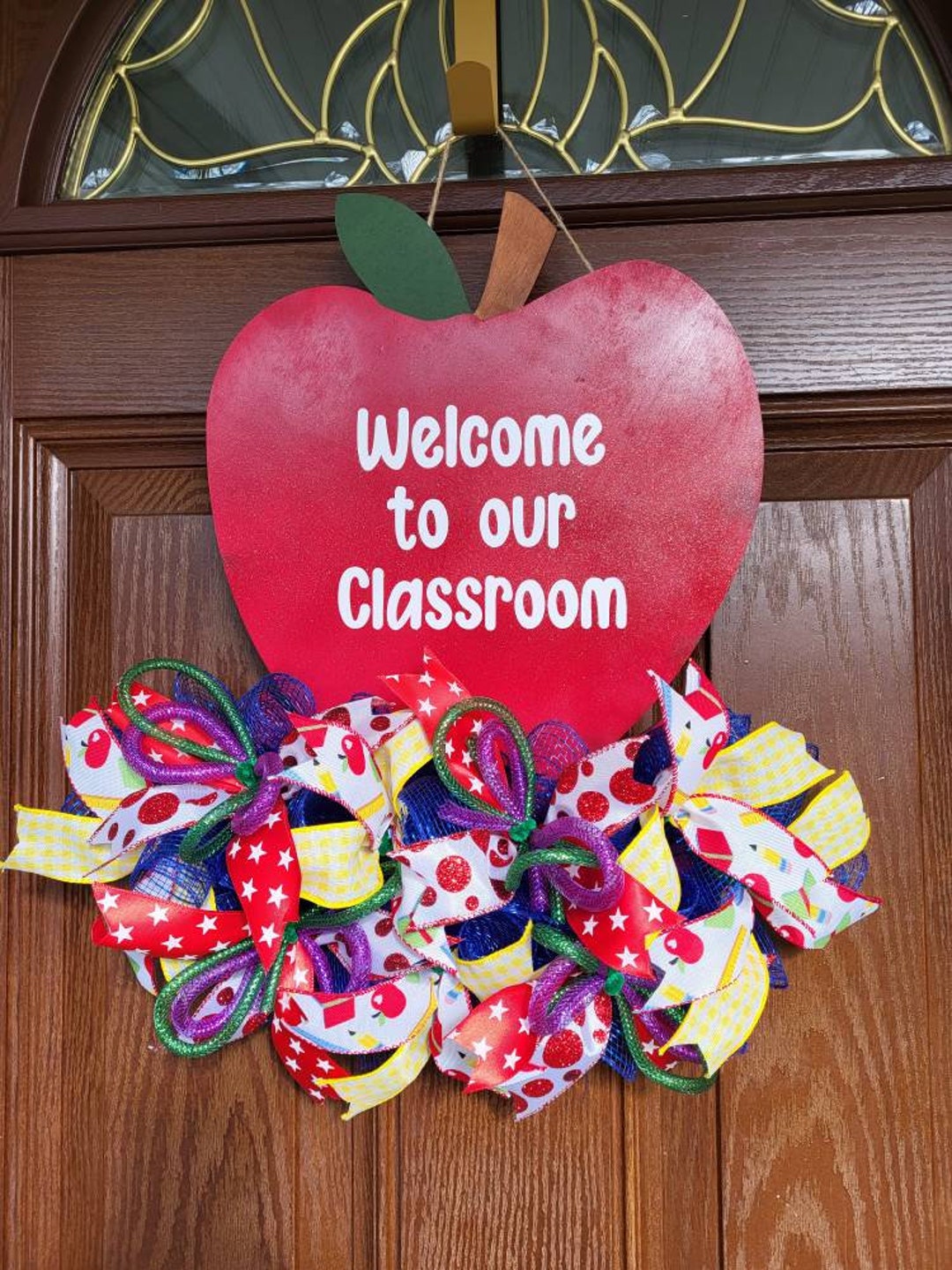 Teacher Door Hanger, Classroom Door Decoration, Teacher Gift, School ...