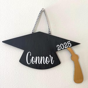 Personalized Graduation Sign, Class of 2026 Decoration, Graduation Cap ...