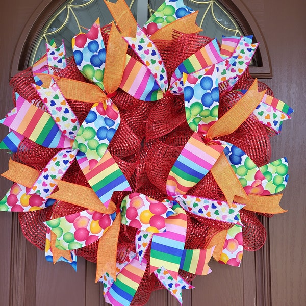 Birthday Wreath - Etsy