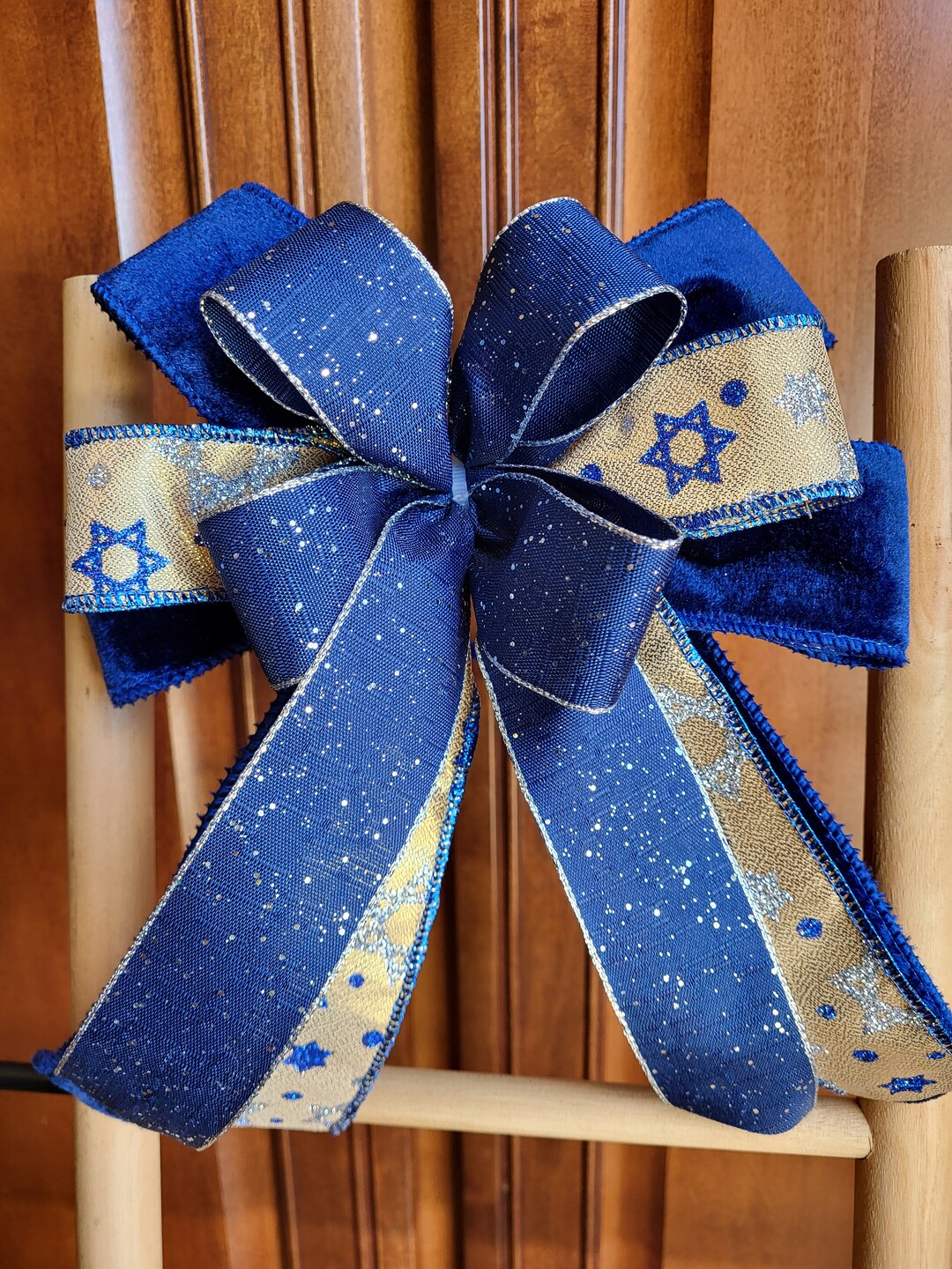 Passover Bow, Hanukkah Bow, Hanukkah Decor, Chanukah Gift, Passover ...